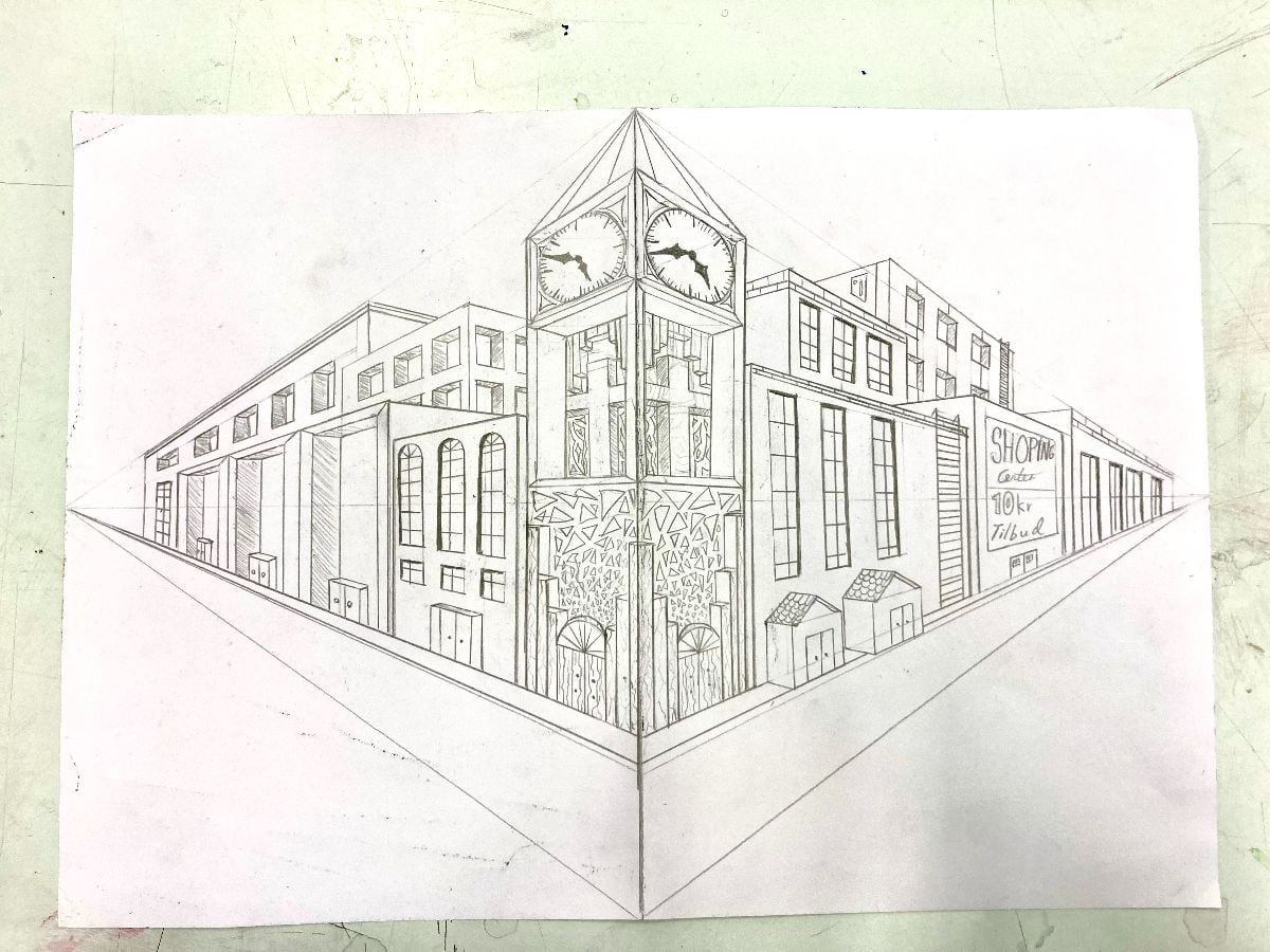 Bybilde i to punkts perspektiv - Kunstforteller